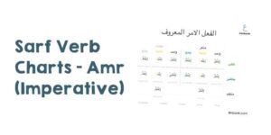 Sarf Verb Charts - Amr (Imperative) - IlmBank